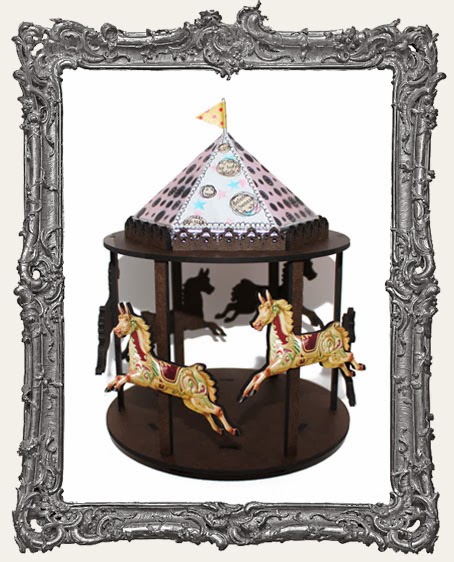 Retro Café Art Gallery: Amazing Carousel Doll Shrine Kits and More!