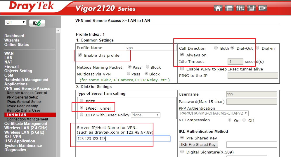 安橋聖知識網: [DrayTek]使用VPN Port Forwarding讓4G/LTE虛擬IP轉真實IP~Vigor實作