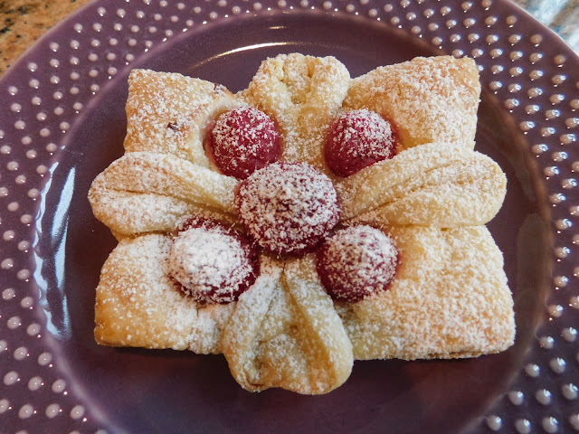 Shenandoah Gateway Farm: Raspberry Puff Pastry Flower