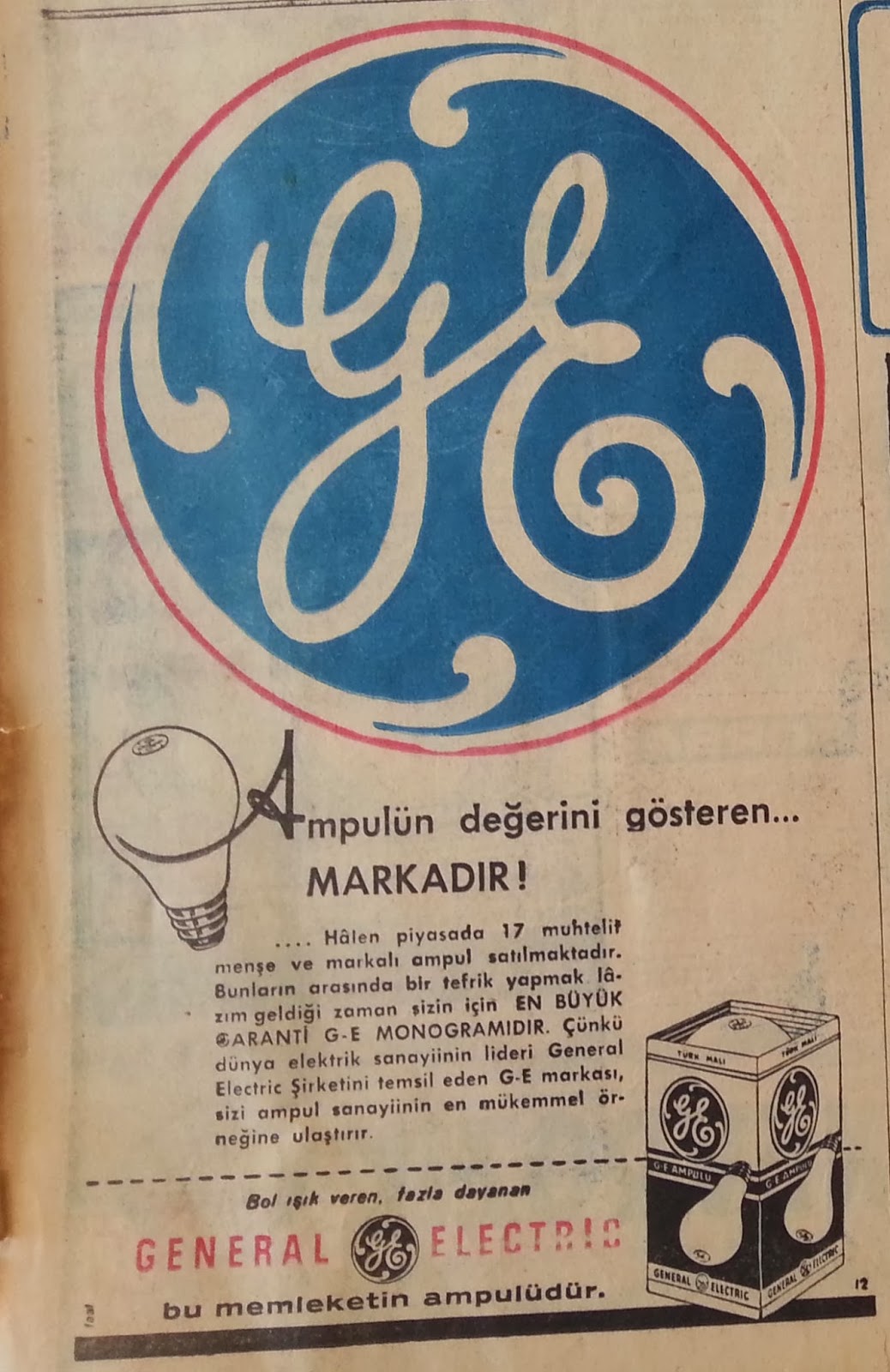 Turkish Advertising History: 50’s of the Turkish Newspaper Advertising ...