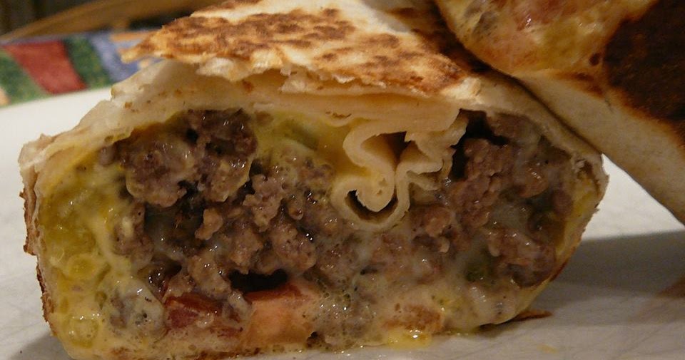 Grilled Cheeseburger Wraps ~ cookingpad