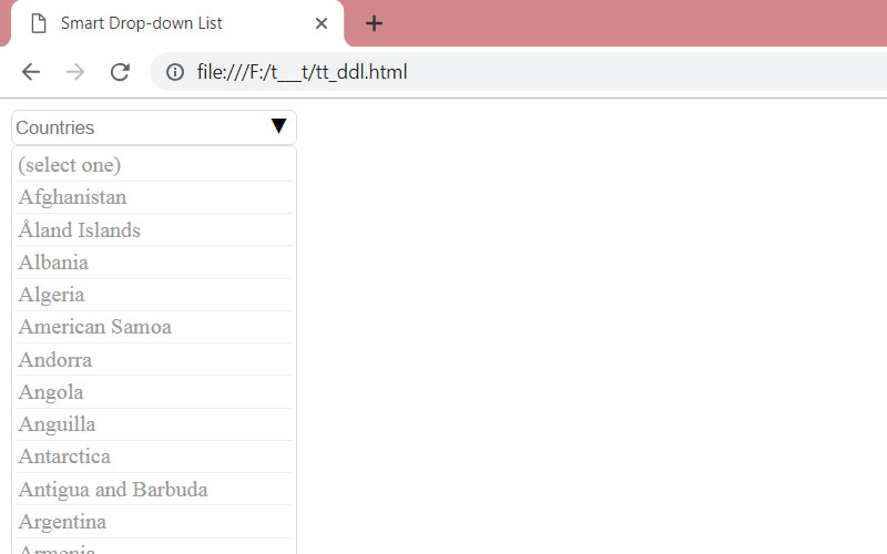 Teochew Thunder: Web Tutorial: The Smart Drop-down List (Part 2/3)