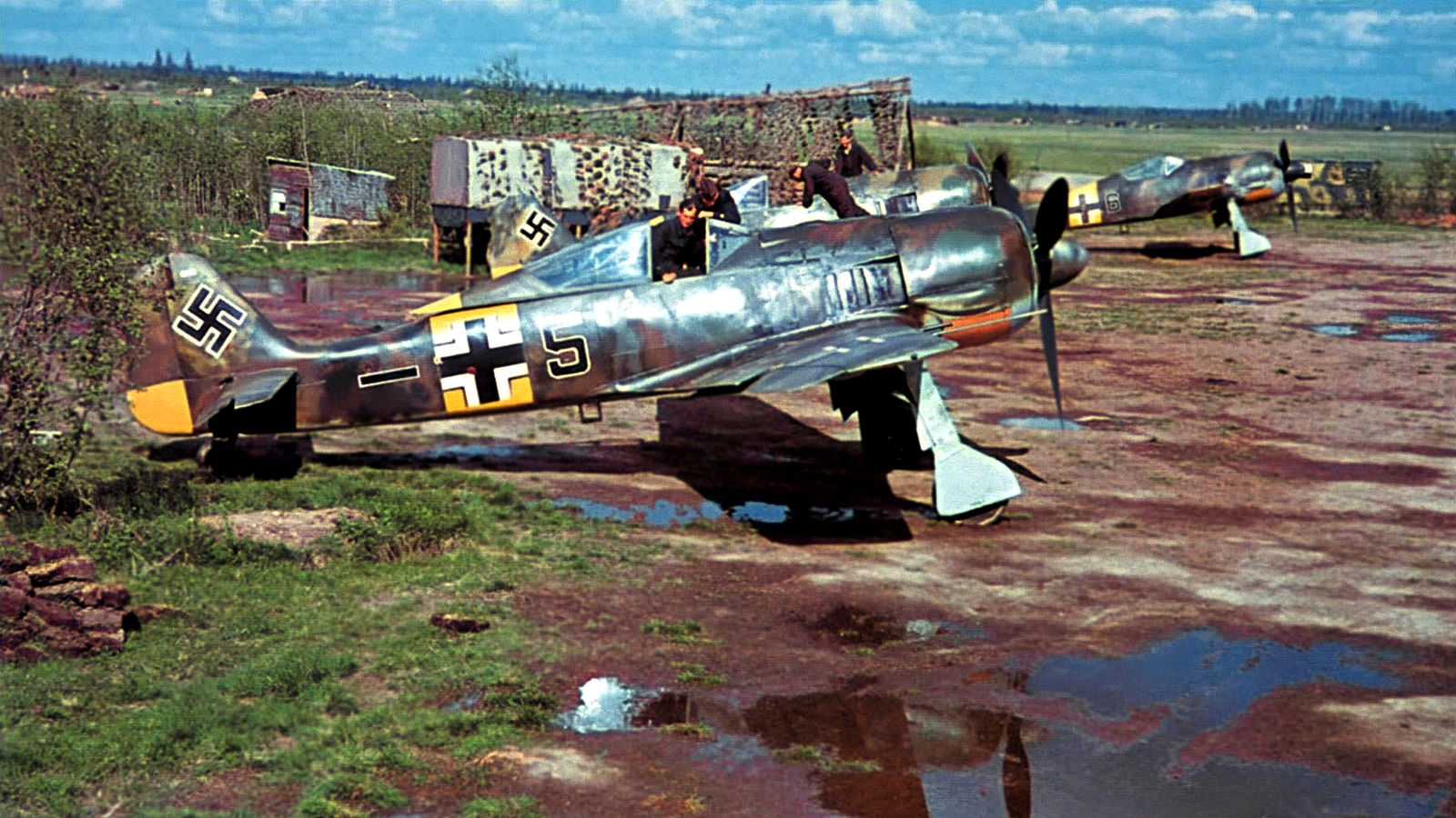 Blog Antona: FW 190 z JG 54 na lotnisku Siwierskaja pod Leningradem ...