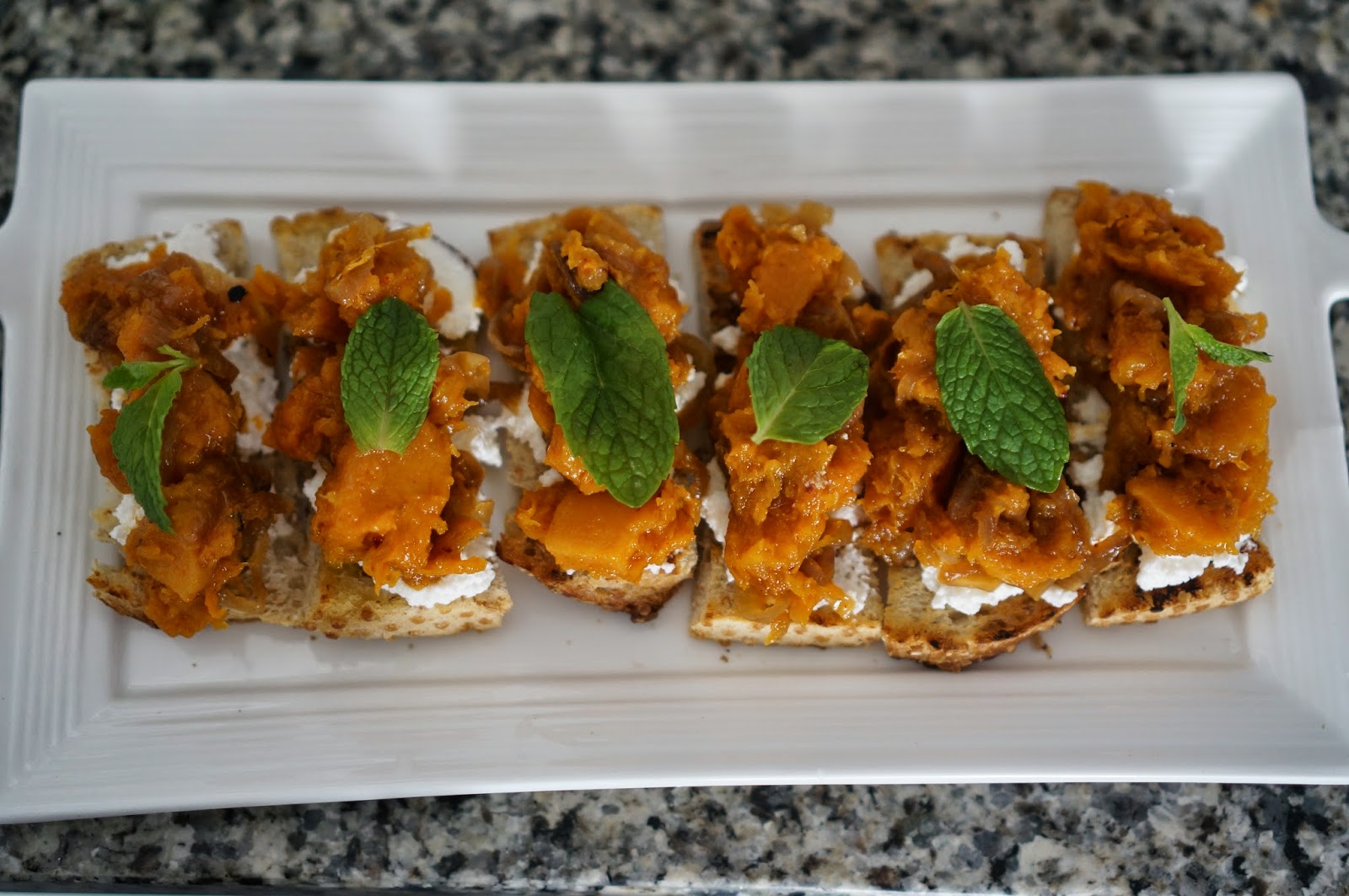 Life By Appointment: Smashed Squash Toasts with Cider Vinegar and Ricotta