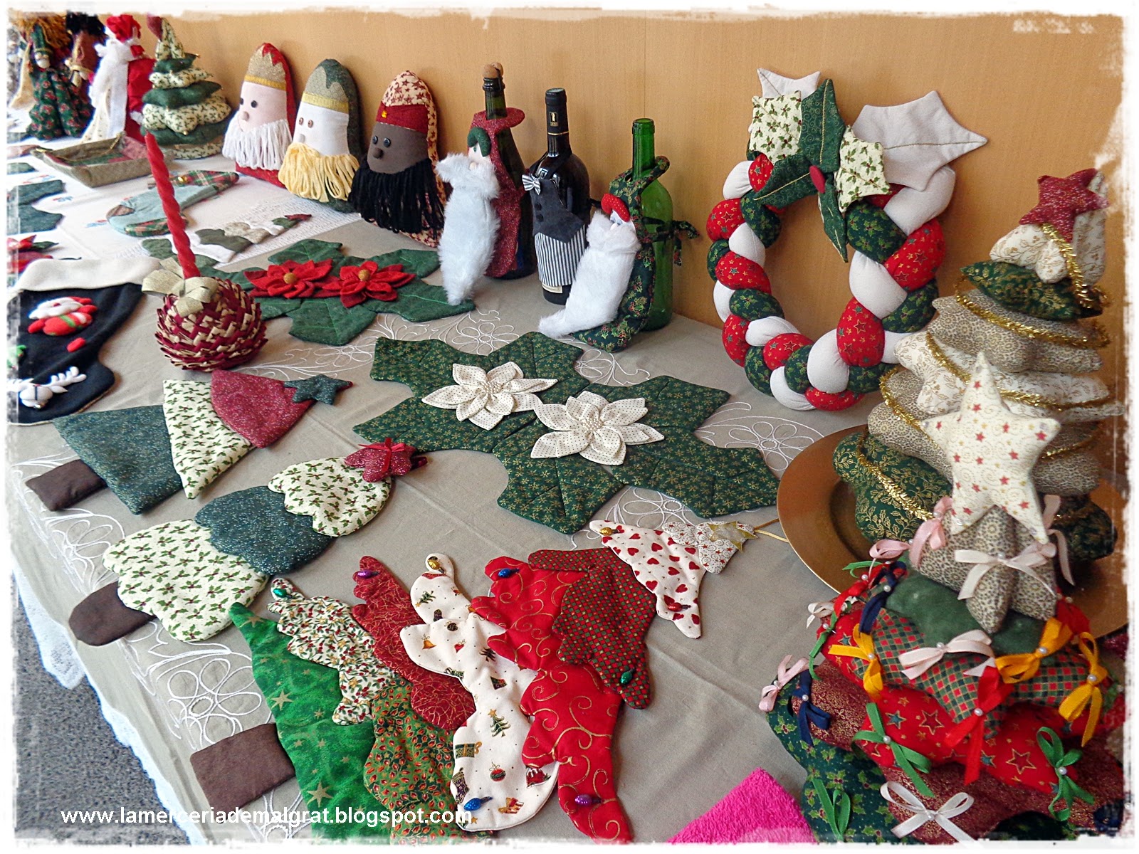 LA MERCERIA de MALGRAT: 1ª Muestra de patchwork de Navidad