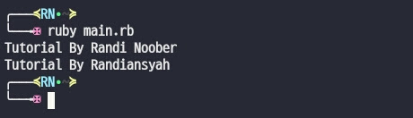 Belajar Ruby #1: Pengenalan dasar bahasa program Ruby untuk Pemula ...