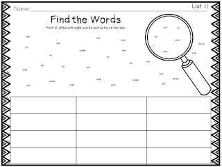 Colors and Kindergarten: Sight Word Centers!!!!!