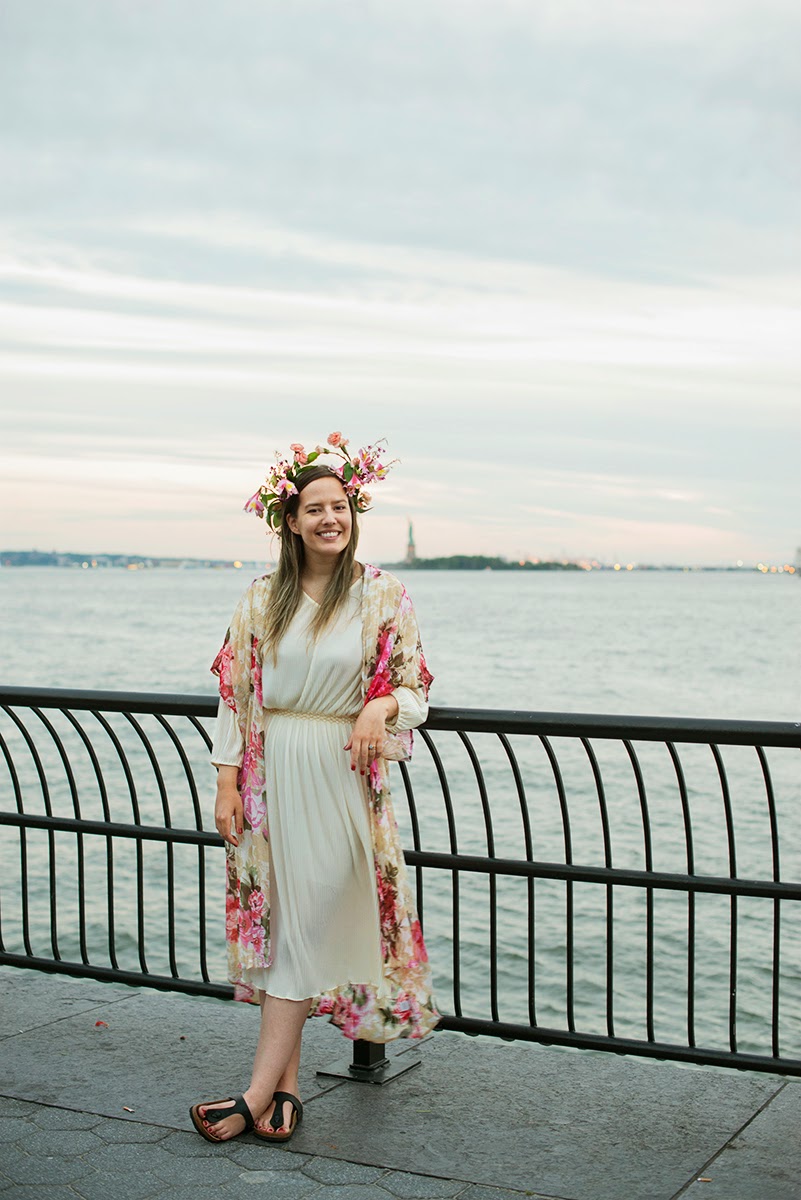 Just a Girl from Brooklyn: Flower Crown: Street Style