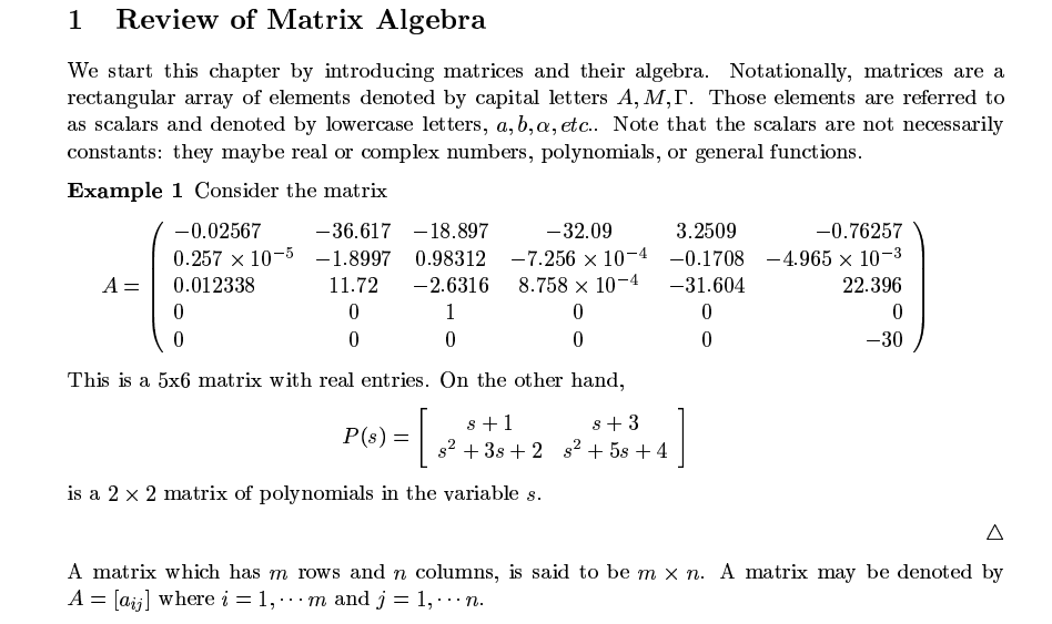 Algebra I course : linear Algebra ~ Courses and Exercises