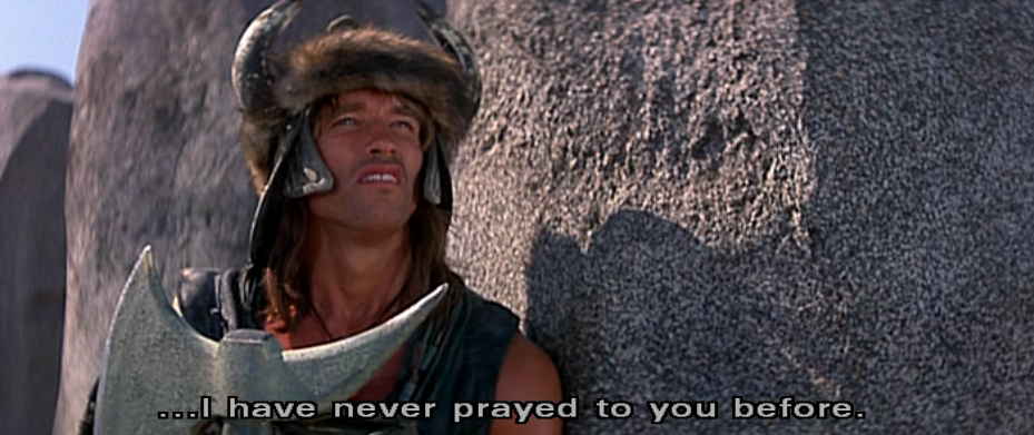 frases y citas de cine : Conan el barbaro, 1982