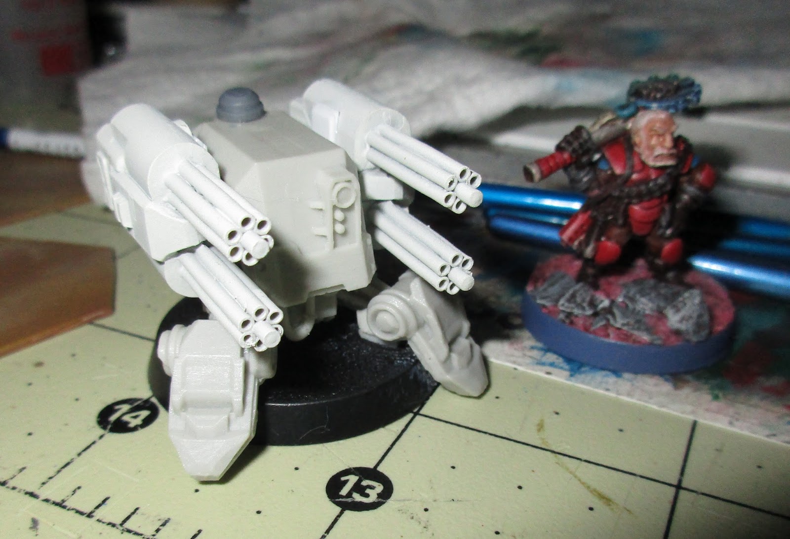 Da Long Wayz Dezert Groop: 30k/40k Rapier Laser Destroyer Conversion