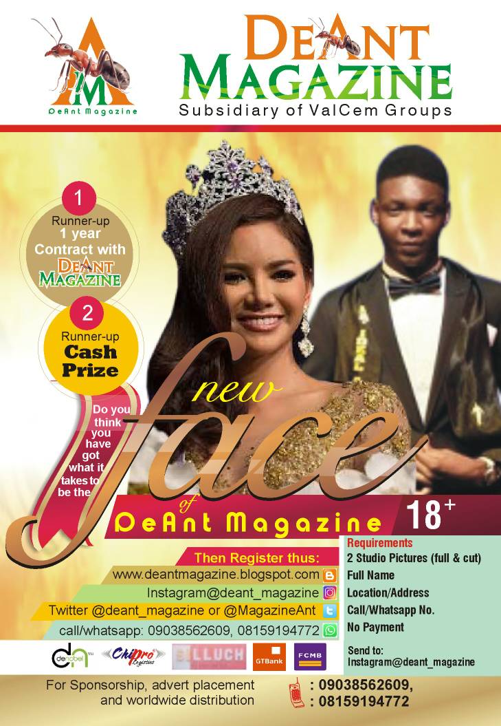 Face Of DeAnt Magazine - DeAnt Magazine