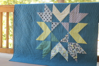 Quilt Story: Bryan house quilt finish...Tribute Star Quilt