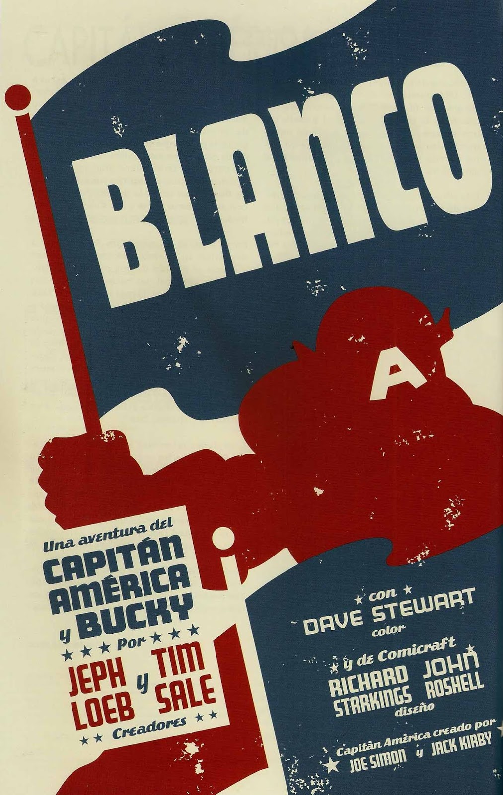 Galicia Comic: Capitan America - Blanco