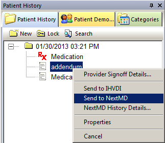 NextGen Template Development: NextMD Patient Portal – Sending Documents ...
