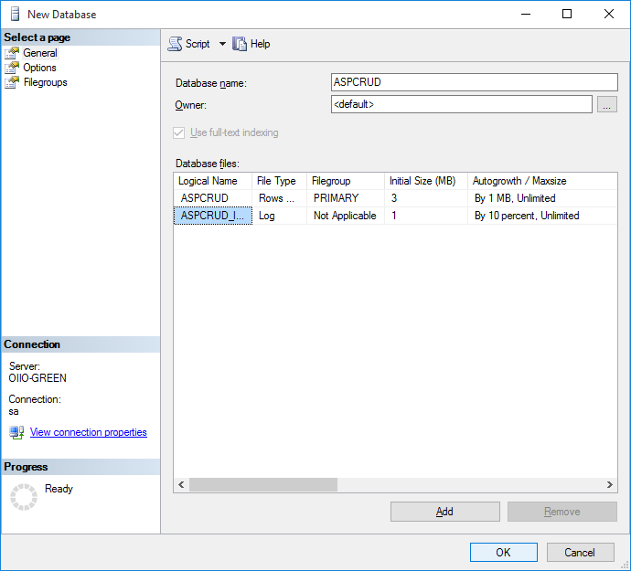 Insert data into a database table using ASP.Net, C# and Microsoft SQL ...