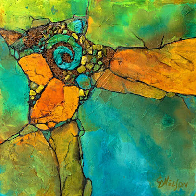 CAROL NELSON FINE ART BLOG: Mixed Media Geologic Abstract Painting ...