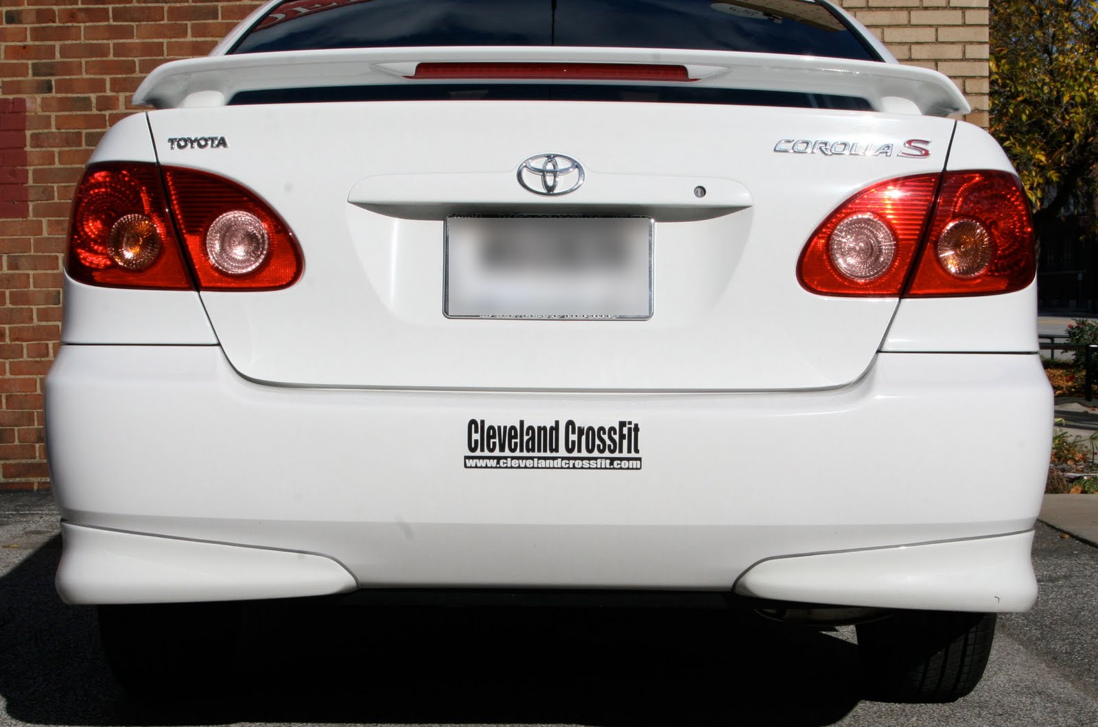 car stiker: Bumper Sticker- Toyota Corolla Sticker-Best Car Sticker