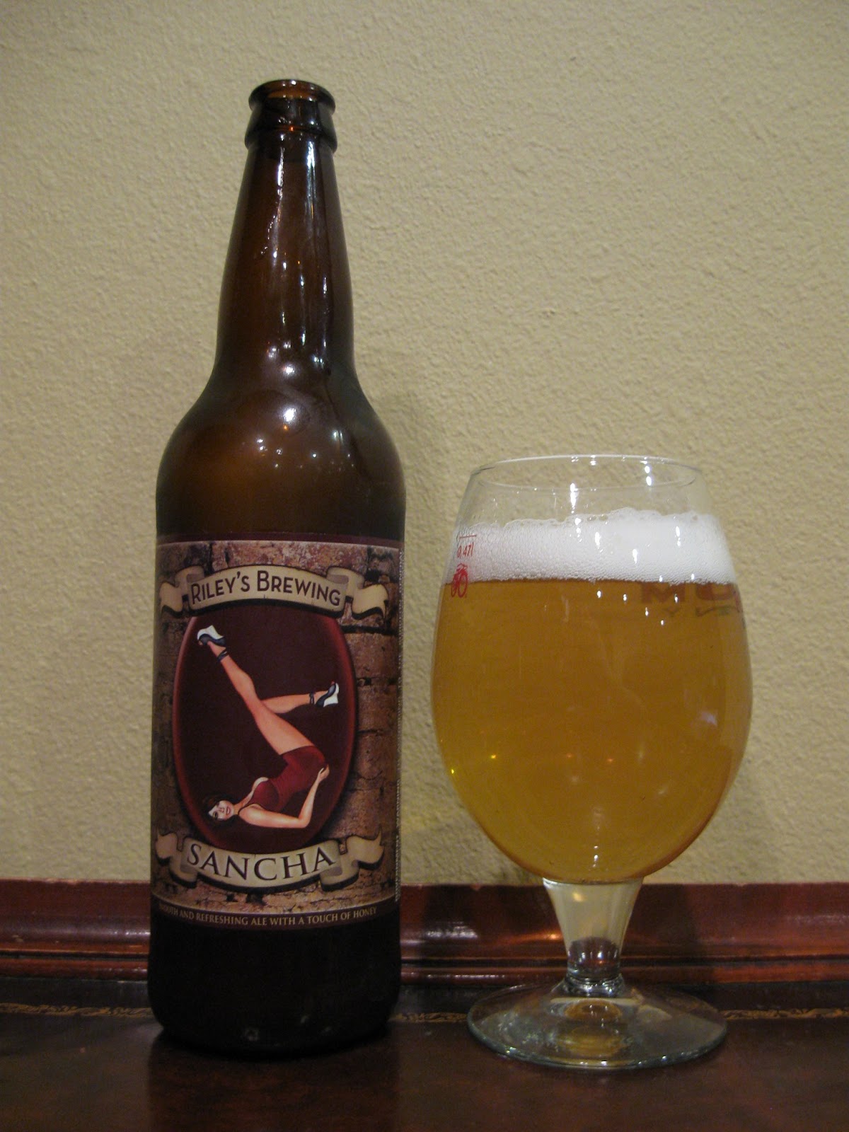 Doing Beer Justice: Riley's Sancha Honey Ale