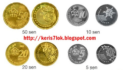 Duit Baru - Tanda Malaysia Tetap Maju ~ Keris 7 Lok