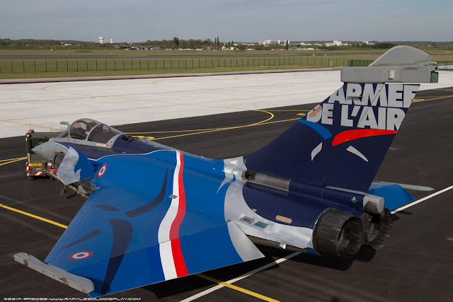 Asian Defence News: New paint scheme of the Rafale Solo Display 2017