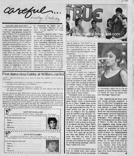 PELIKULA, ATBP.: CAREFUL...INDAY BADIDAY (by Inday Badiday, Jingle ...