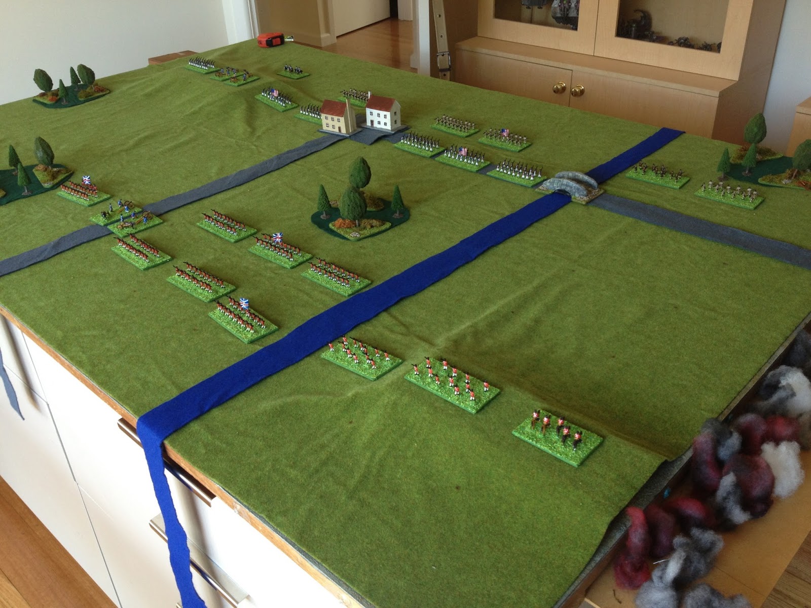 Grid based wargaming - but not always: AWI and One Hour Wargames