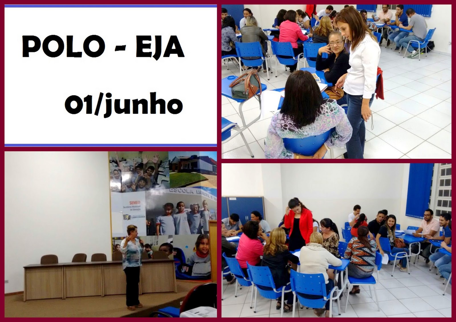 DIVISÃO DE EDUCAÇÃO E DIVERSIDADE - DED: Polo - EJA - 01 de junho