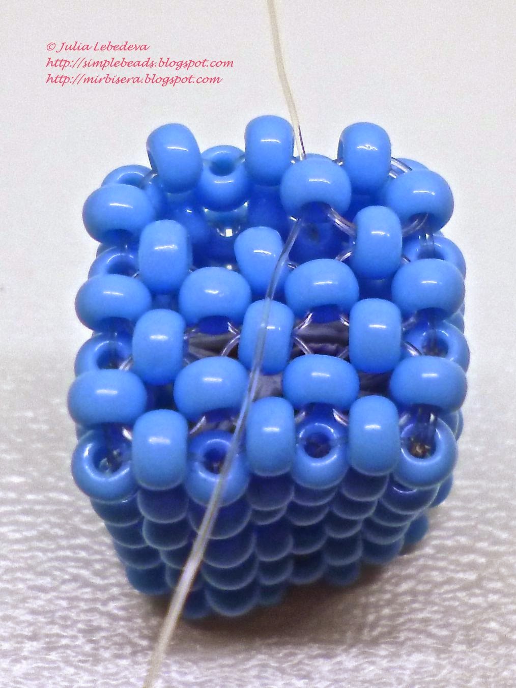 Beading for the very beginners: Basics of Right Angle Weave. Part 2 ...