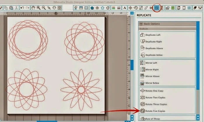 Making a Scalloped Circle or Flower in Silhouette Studio (3 Step ...