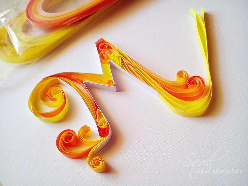 complexity: Quilled Letter M and Gradation Swirl Tutorial