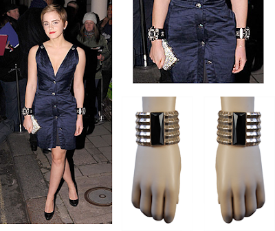 Bad Joan ...it's good to be bad!: get that look: EMMA WATSON DOUBLE CUFFS