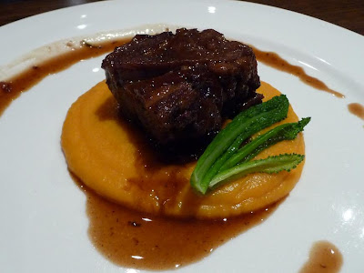 Raspberries & Trumpets: Melt in the mouth slow braised pressed lamb