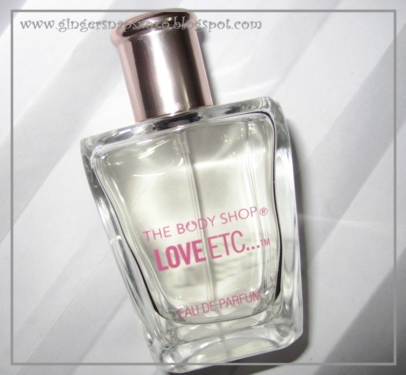 The Body Shop Love ETC- EAU DE PARFUM Review | GingerSnaps