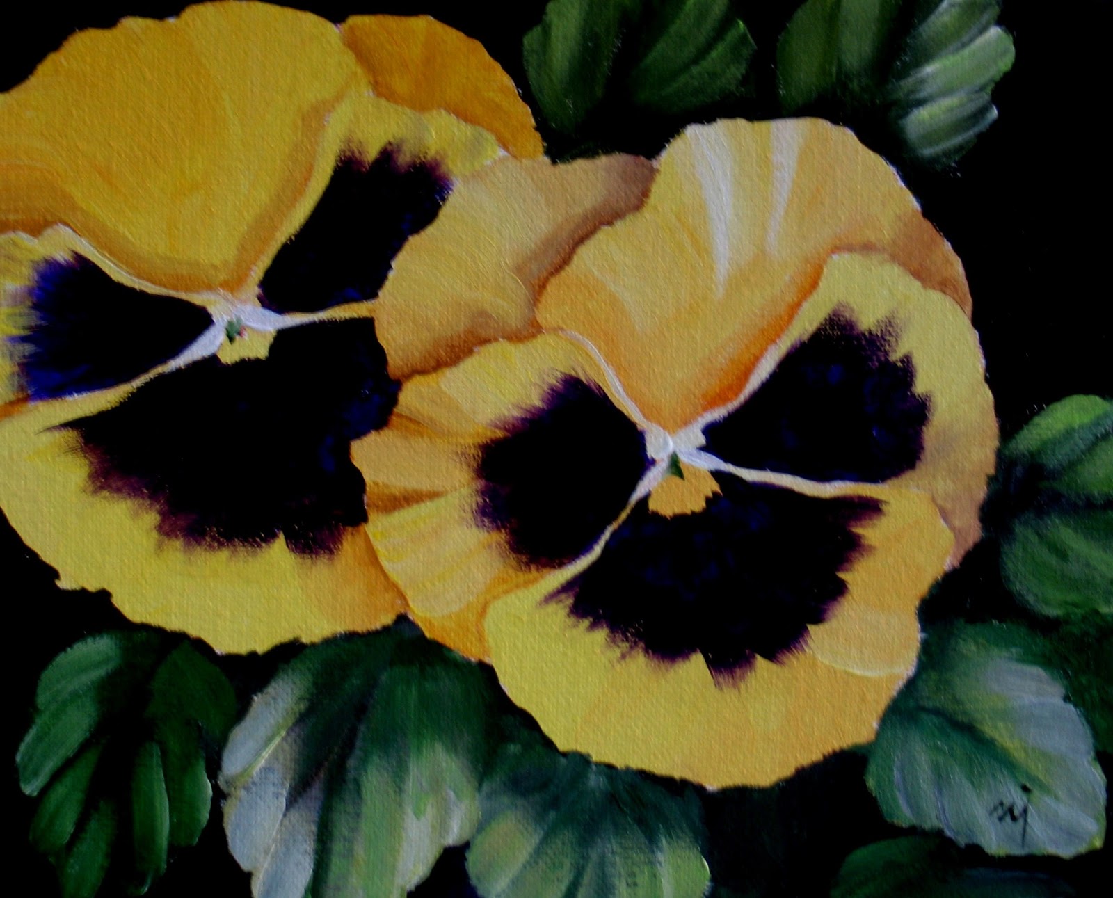 nel-s-everyday-painting-pansy-experiments-in-acrylics-sold