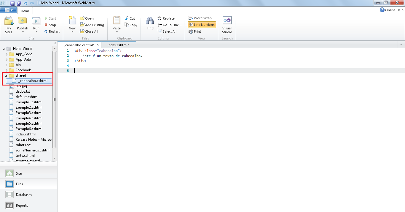 Tutorial Programação Web Aspnet Com Razor Syntax Parte 2 Capítulo 3 Criando Blocos