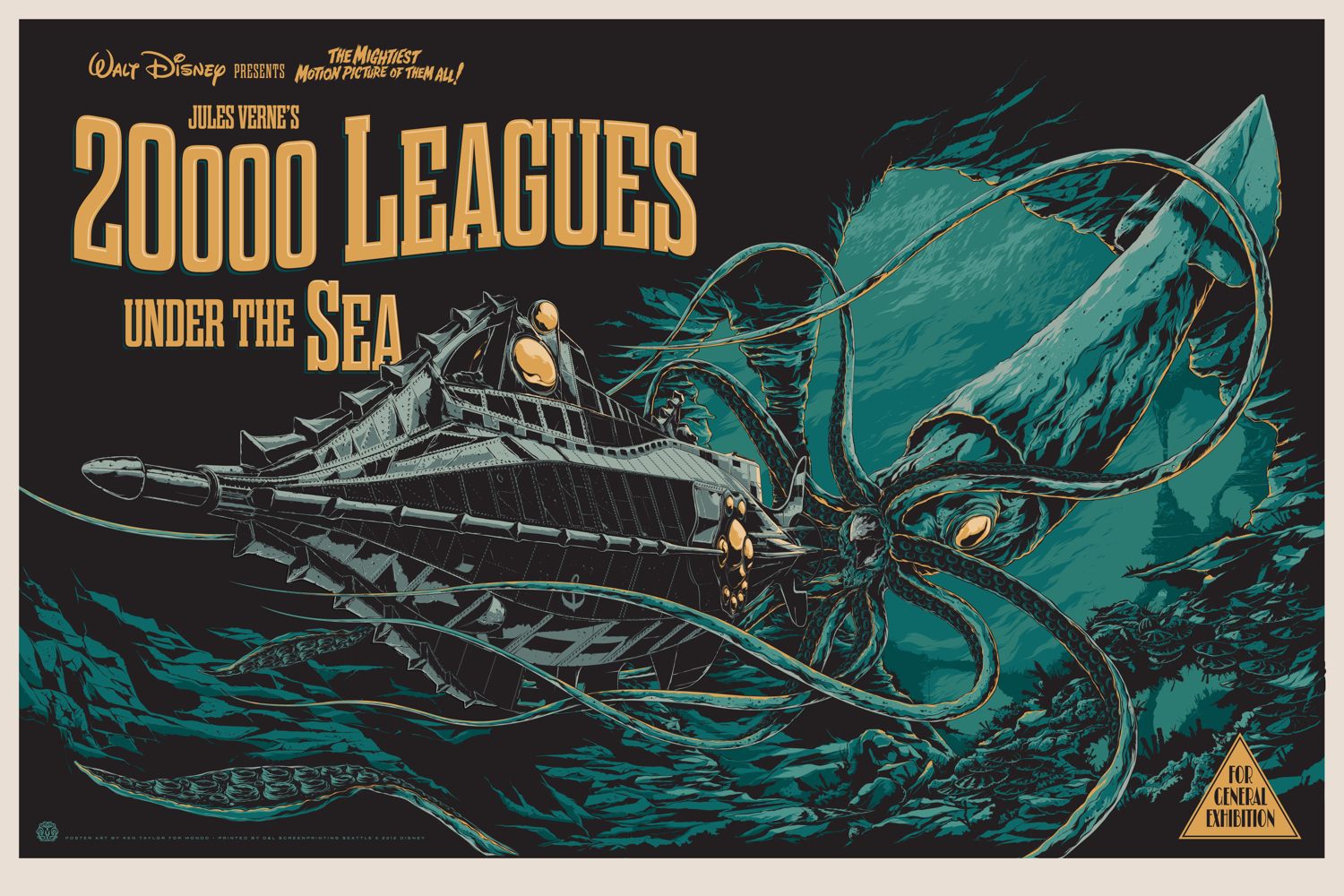 The Geeky Nerfherder Awesome 20 000 Leagues Under The Sea Poster By the-geeky-nerfherder-awesome-20-000-leagues-under-the-sea-poster-by