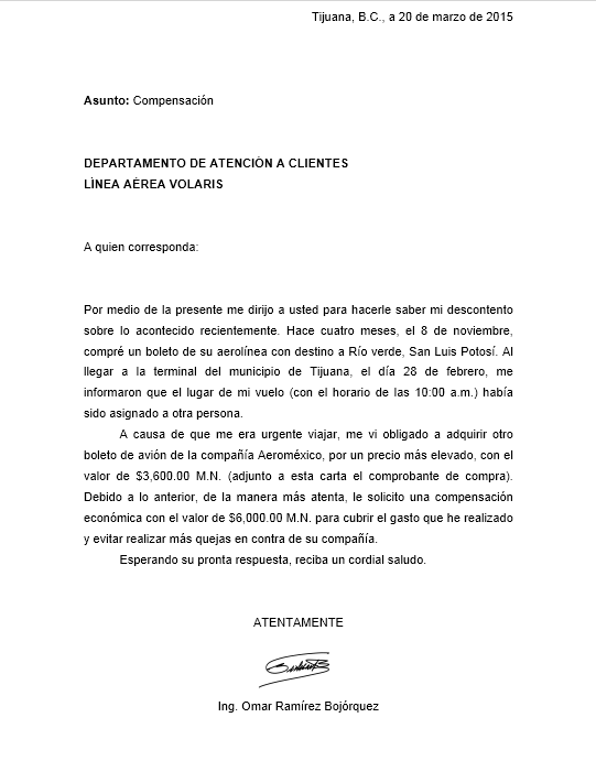 Producción de textos ENFT: Texto epistolar.