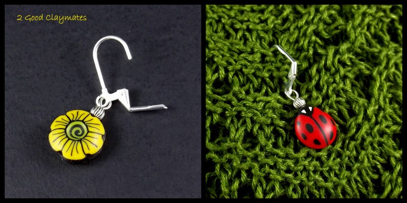 2 Good Claymates: Flowers and Lady Bugs
