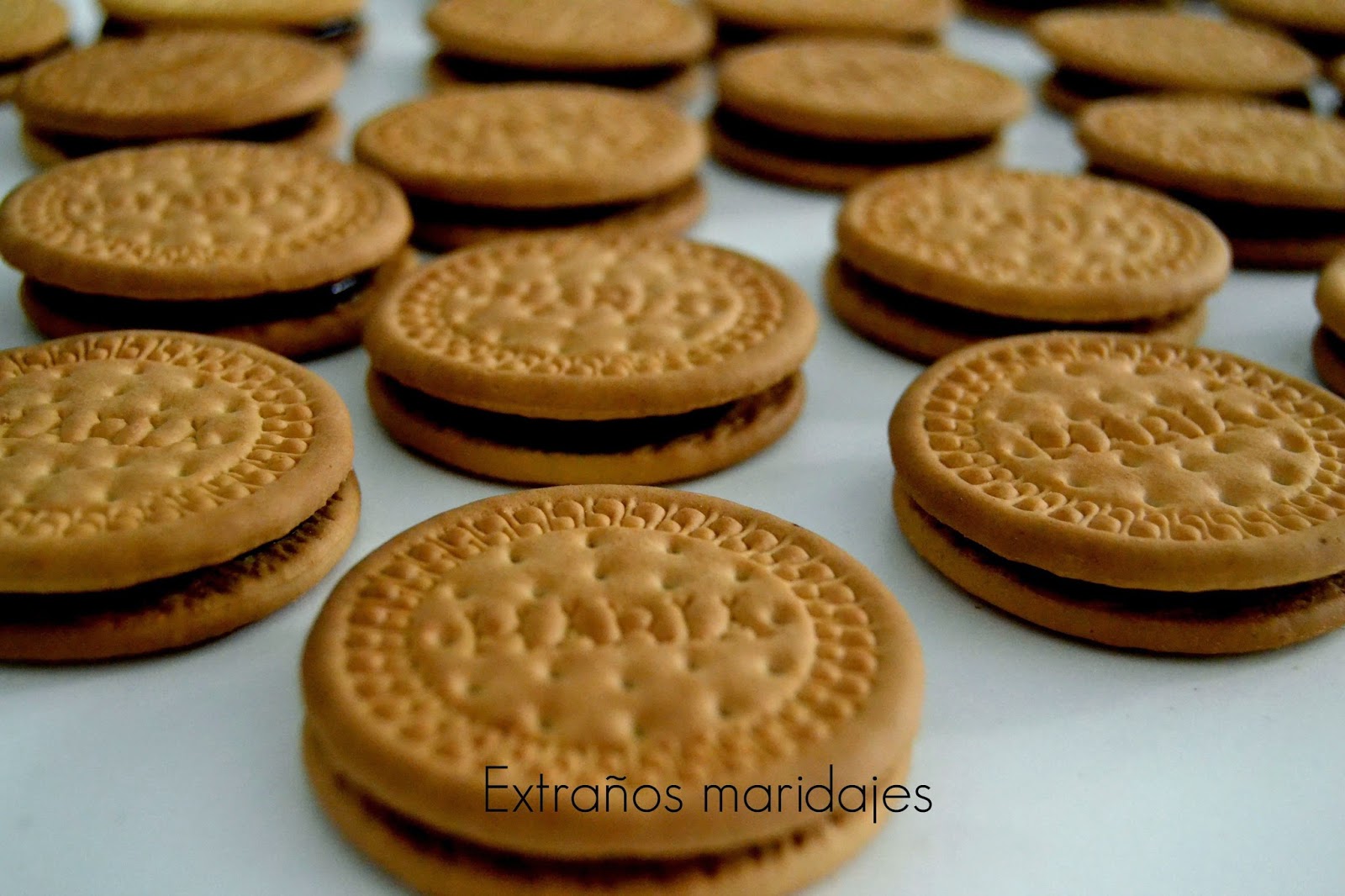 Galletas rellenas de chocolate (las galletas de la yaya Julia ...