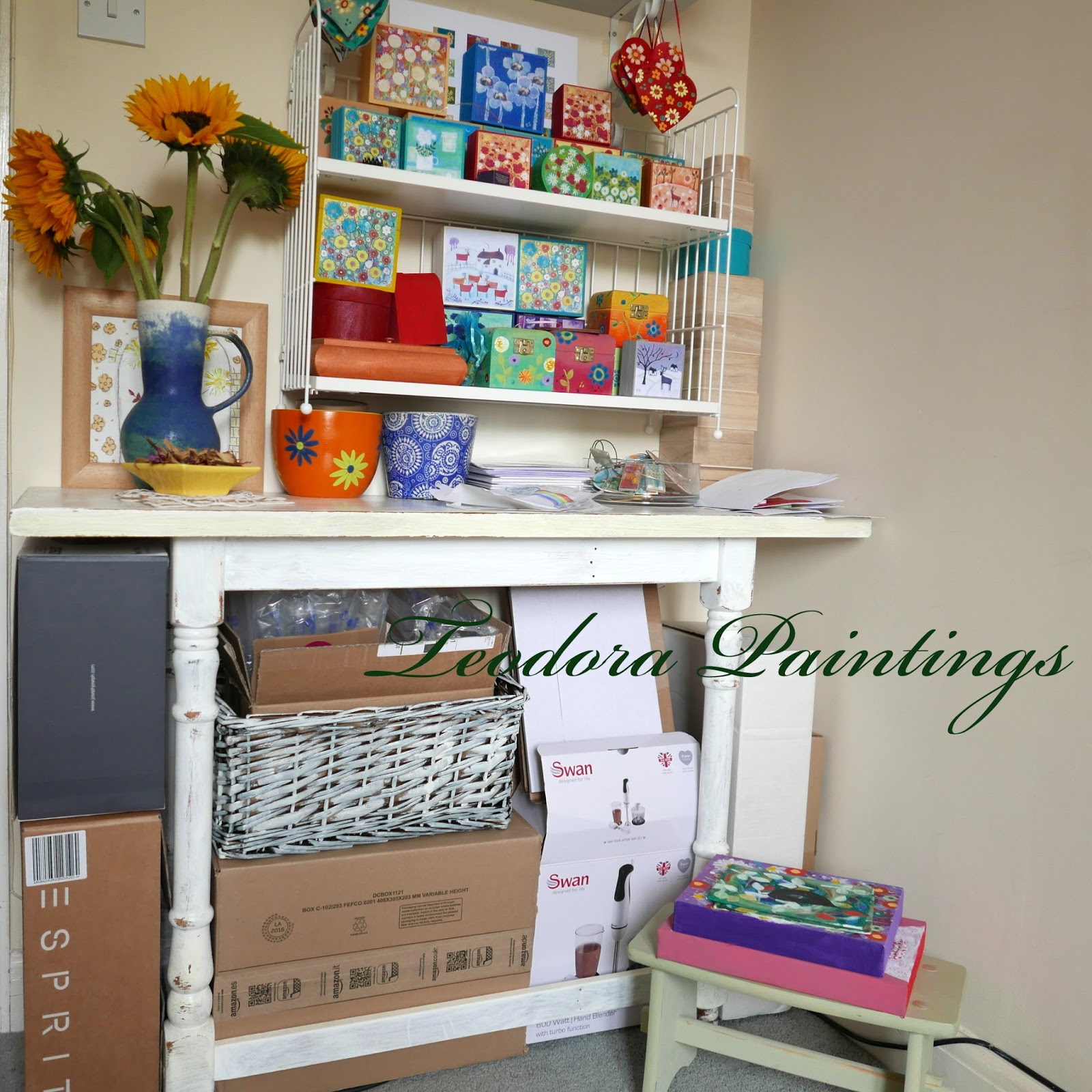 Teodora Paintings: Studio Tidy-up 2017