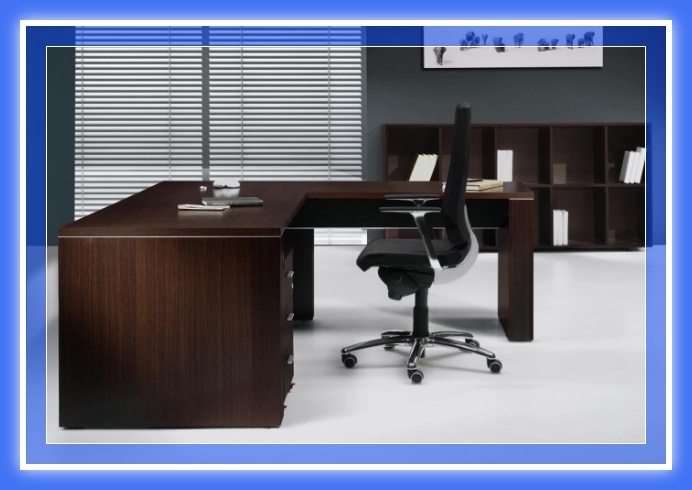 Escritorio-Pc de melamina madera diseños modernos