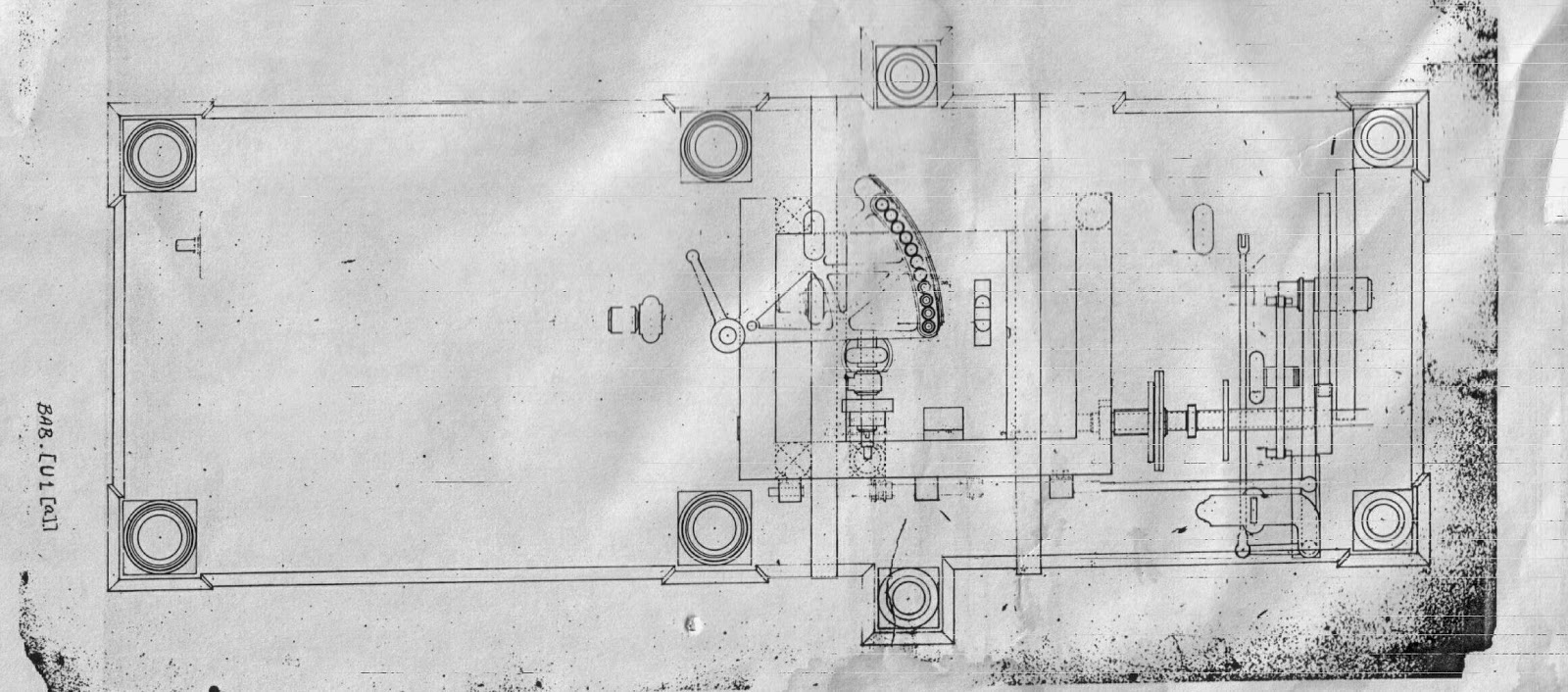 Charles Babbage's First Difference Engine: Difference Engine Plan View ...