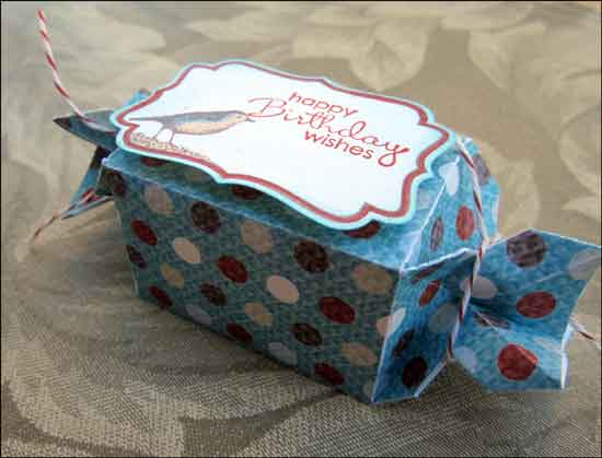 Altered Scrapbooking: Candy Wrapper Die - First Ones