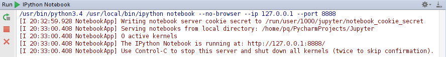 linuxBean14.04(70)Jupyter NotebookをPyCharm4.5で使う-p--q