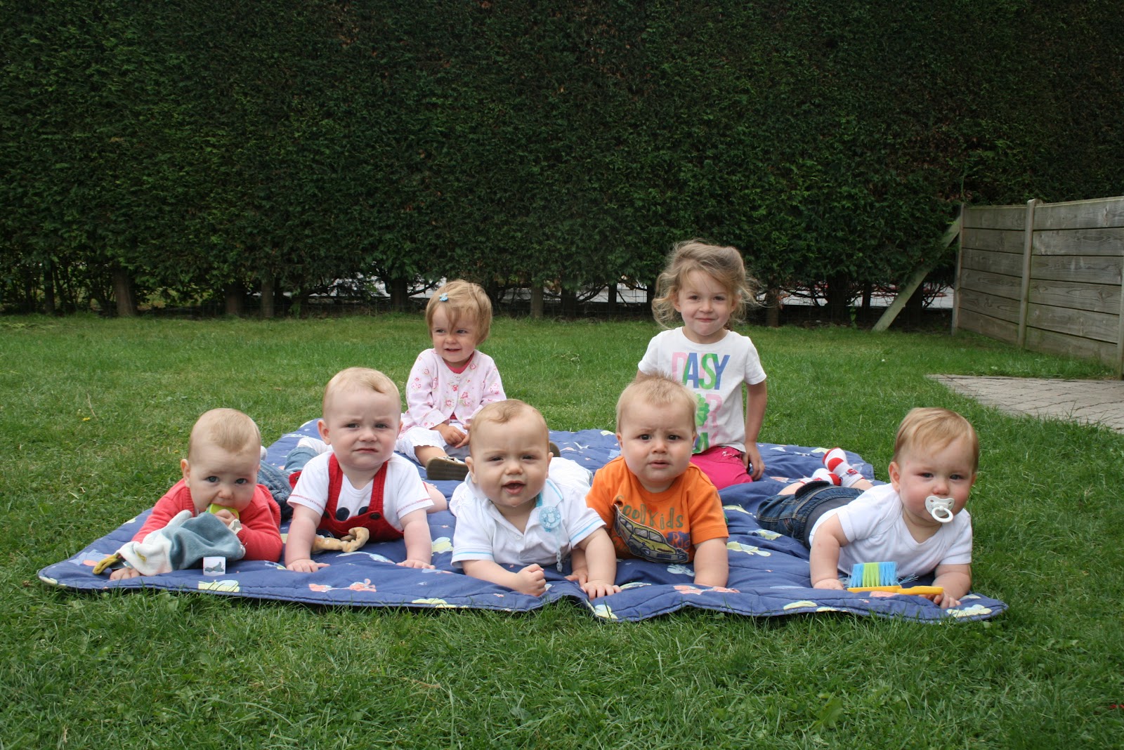 Kinderopvang tot 3 jaar: groepsfoto