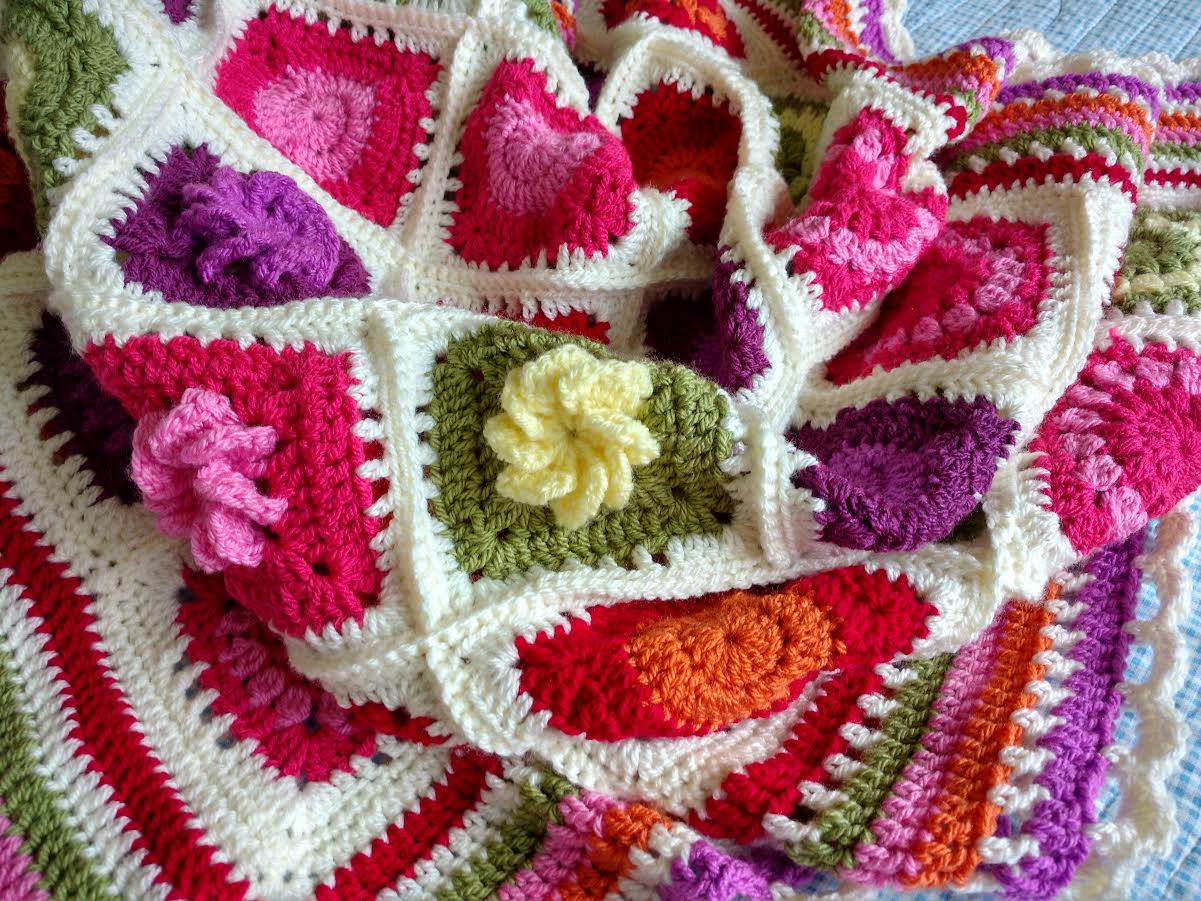 The Patchwork Heart: Flower Garden CAL Part 4
