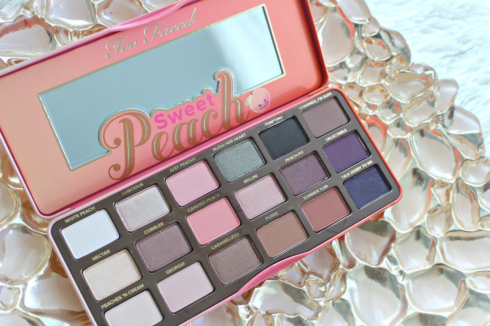 Samantha Jane: Too Faced Sweet Peach Collection Swatches and Review