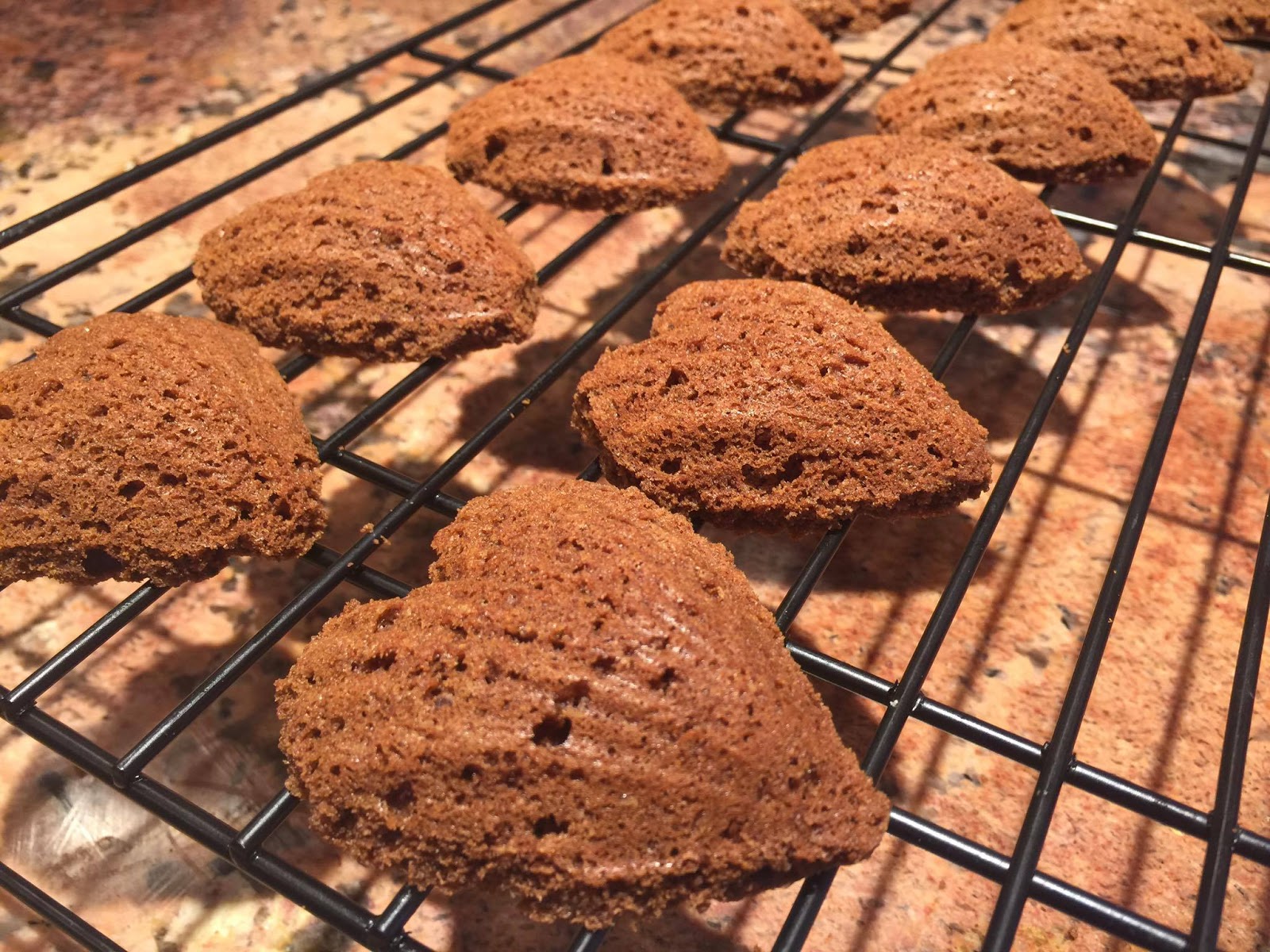 Paleo Rebel: Banana Flour Chocolate Madeleine Cookies stuffed with a ...