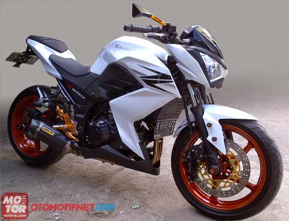 Modifikasi Kawasaki Z250 FI Semakin Menggoda Bodinya